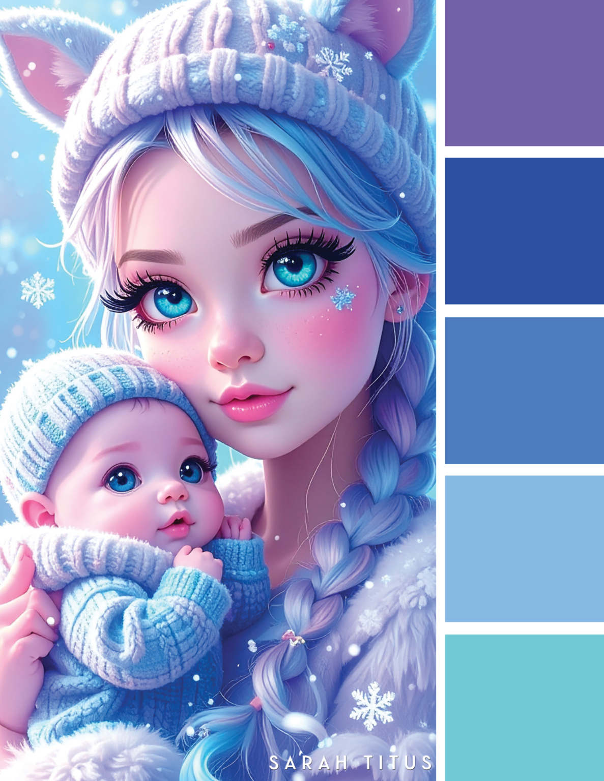 30 Arctic Frost Pastel Color Palettes - Sarah Titus