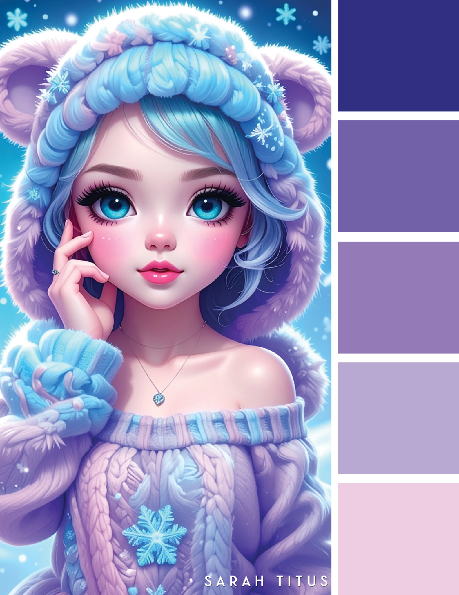 30 Arctic Frost Pastel Color Palettes - Sarah Titus