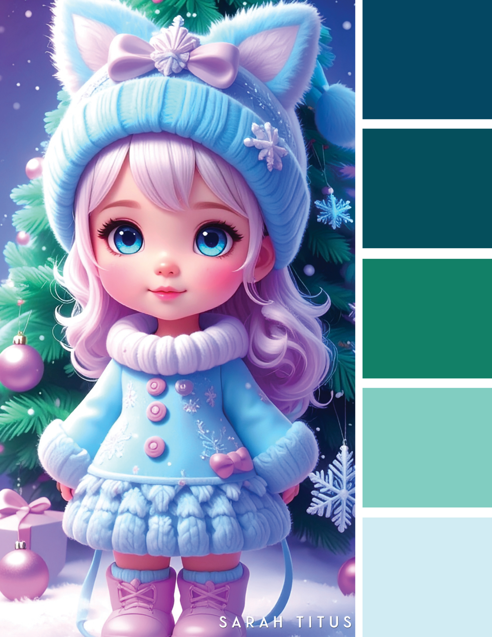 30 Arctic Frost Pastel Color Palettes - Sarah Titus