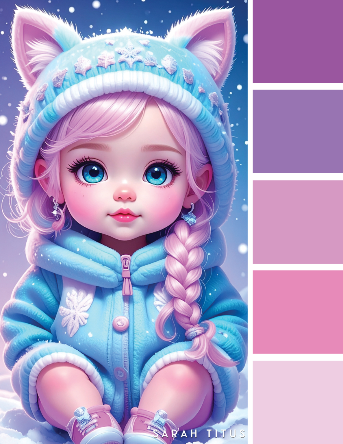 30 Arctic Frost Pastel Color Palettes - Sarah Titus