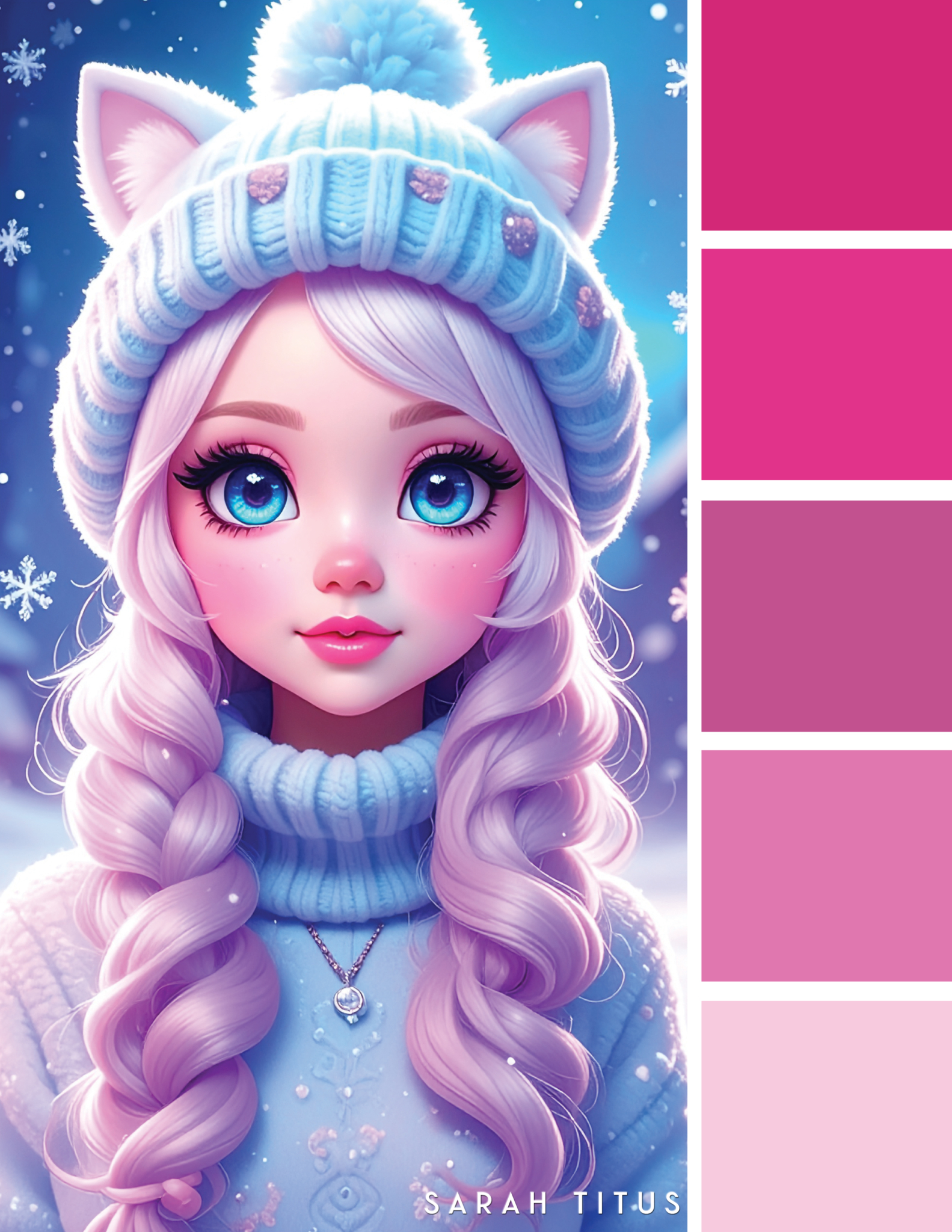 30 Arctic Frost Pastel Color Palettes - Sarah Titus