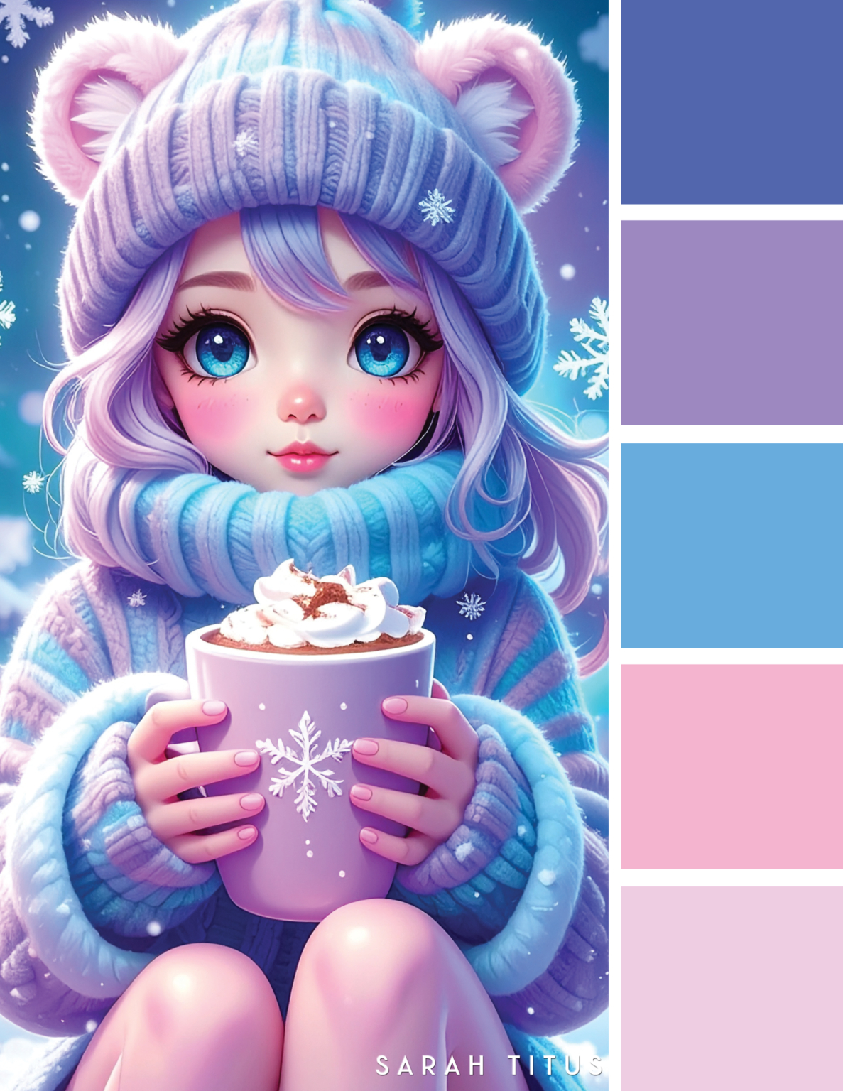 30 Arctic Frost Pastel Color Palettes - Sarah Titus